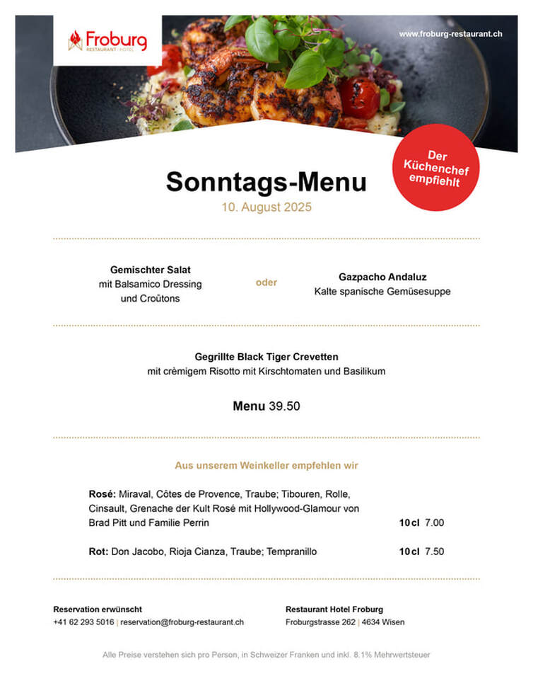 RESTAURANT HOTEL FROBURG - HOME